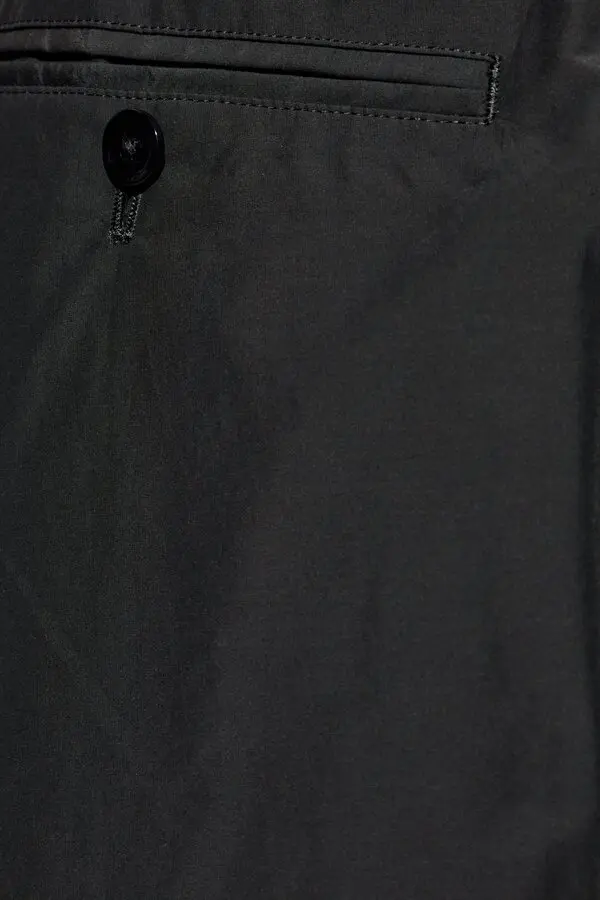 Theory Elastic Waist Shorts With Button Fly