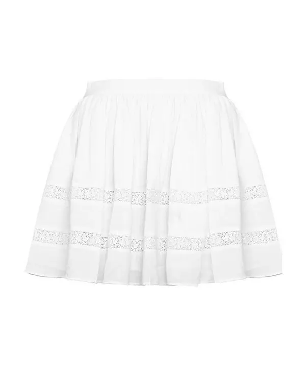 Emporio Armani Emblem Skirt With Logo Detail