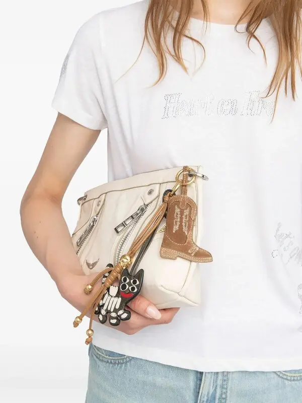 Zadig&Voltaire Alys Rhinestone Logo T-shirt - White