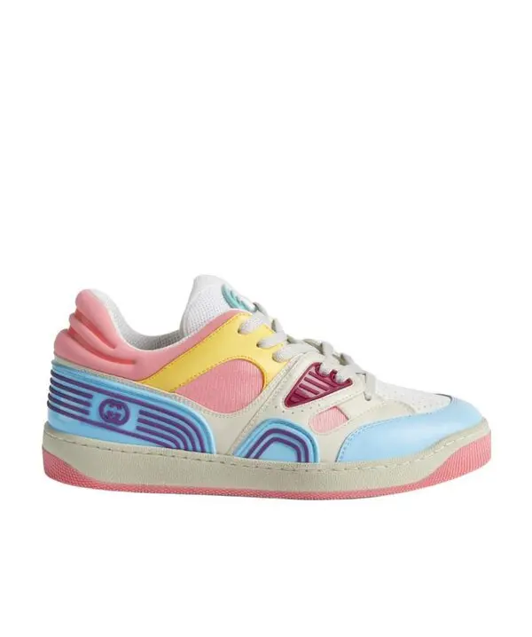 Gucci Basket Lace-up Sneakers - Multicolor