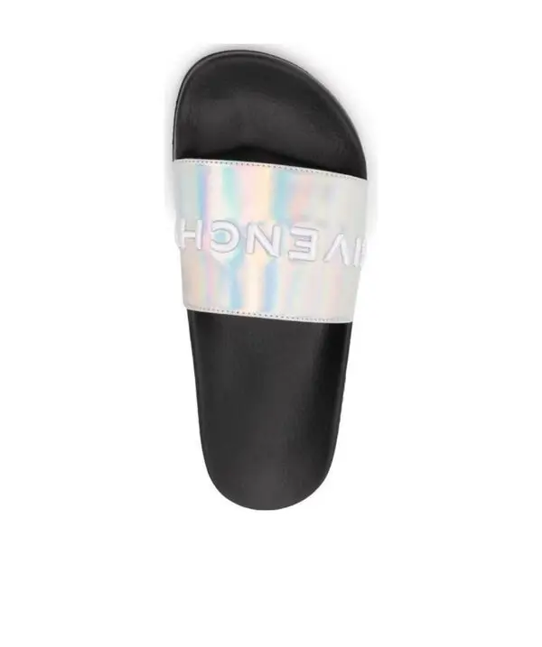 Givenchy Logo Detail Flip Flops - Black