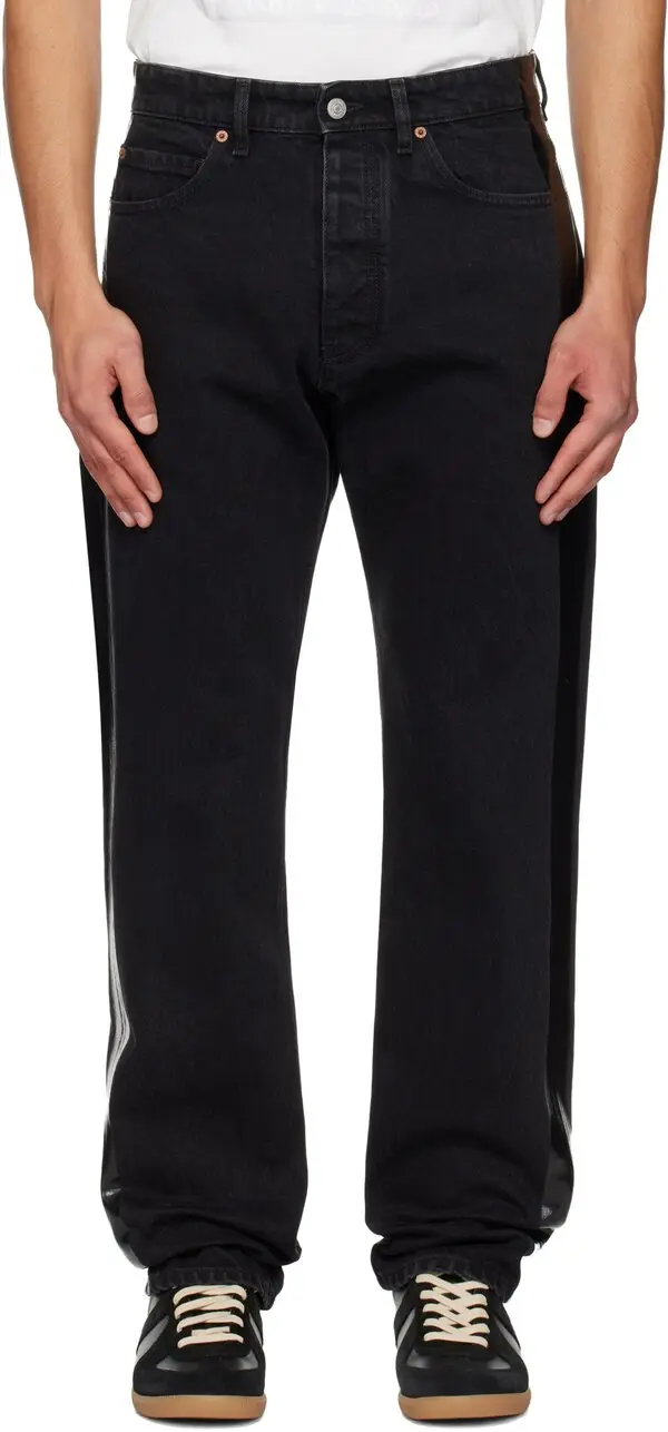MAISON MARGIELA Straight Leg Taped Jeans