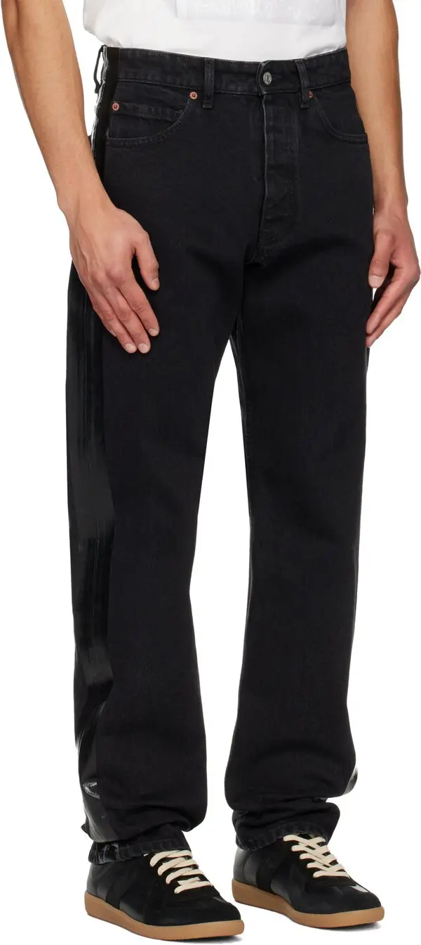 MAISON MARGIELA Straight Leg Taped Jeans
