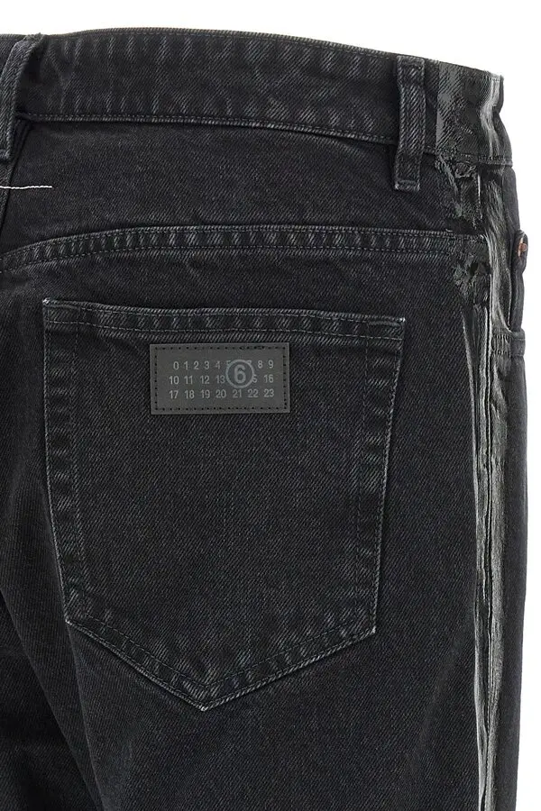 MAISON MARGIELA Straight Leg Taped Jeans