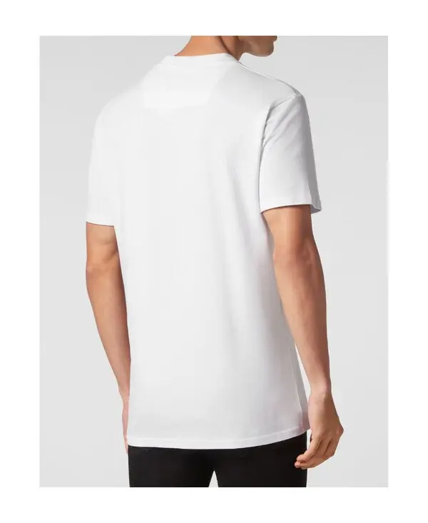 Philipp Plein Logo Plaque Crewneck T-shirt