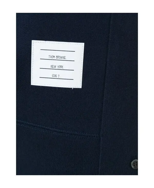 Thom Browne Classic Loopback 4-bar Sweatshirt - Navy Blue