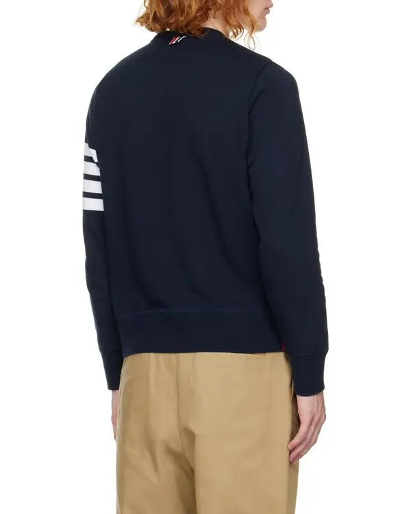 Thom Browne Classic Loopback 4-bar Sweatshirt - Navy Blue