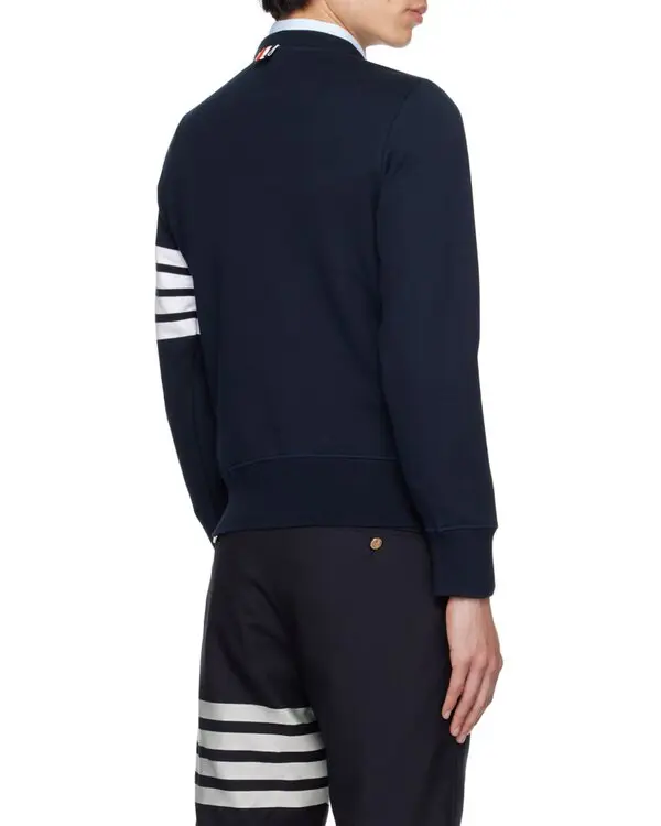 Thom Browne Classic Loopback 4-bar Sweatshirt - Navy Blue