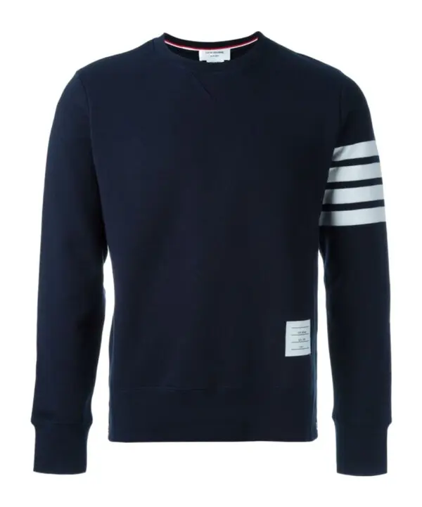 Thom Browne Classic Loopback 4-bar Sweatshirt - Navy Blue