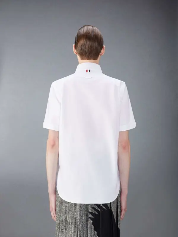 Thom Browne Raven-embroidered Cotton Shirt