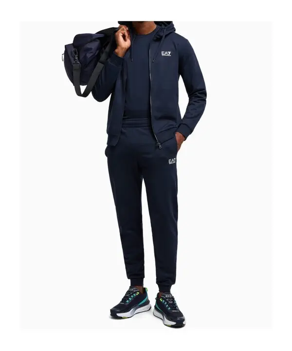 EA7 Long-sleeved Hooded Sports Suit - Blue