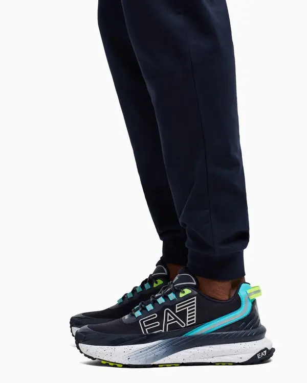 EA7 Long-sleeved Hooded Sports Suit - Blue
