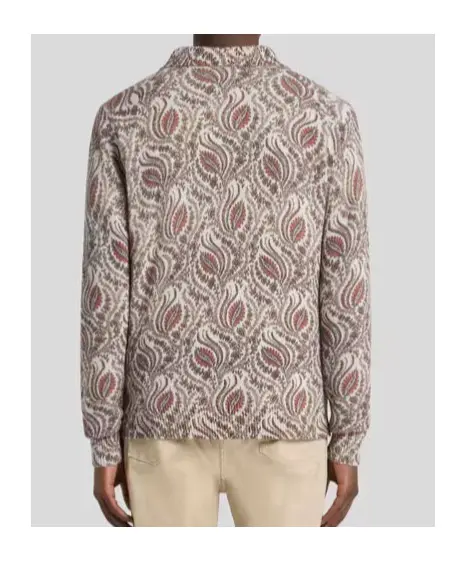 Etro Foliage Motif Polo Shirt