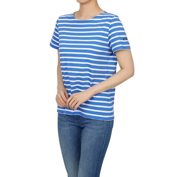 Saint James Striped Graphic T-shirt