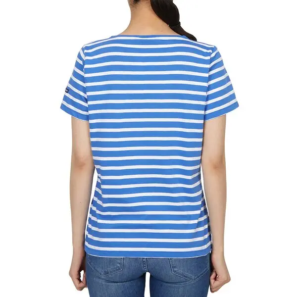 Saint James Striped Graphic T-shirt