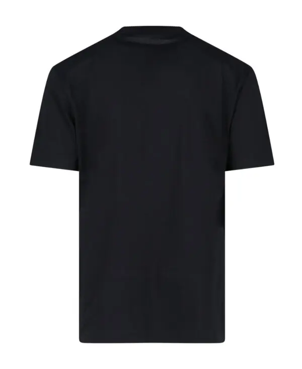 Versace Logo Embroidered Crewneck T-shirt