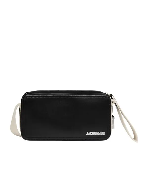 Jacquemus Logo-plaque Utility Shoulder Bag - Black