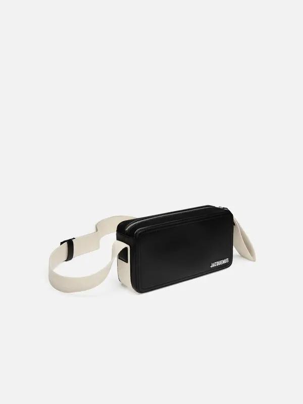Jacquemus Logo Plaque Utility Shoulder Bag - Black
