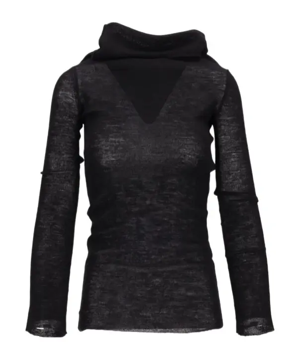 ANN DEMEULEMEESTER Tizziana Long Sleeve Knit Top