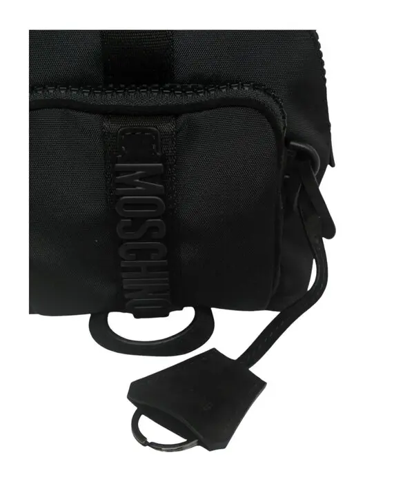 Moschino Cordura Backpack With Zippered Pockets