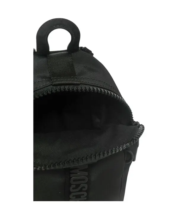 Moschino Cordura Backpack With Zippered Pockets