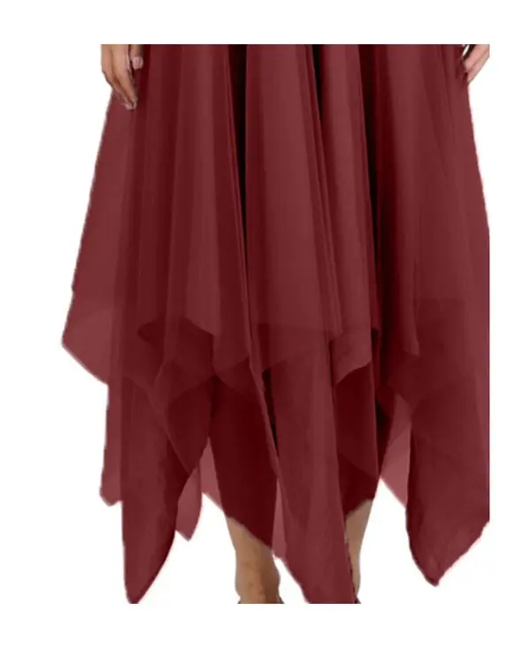 MARC LE BIHAN Tiered Cascading Design Skirt
