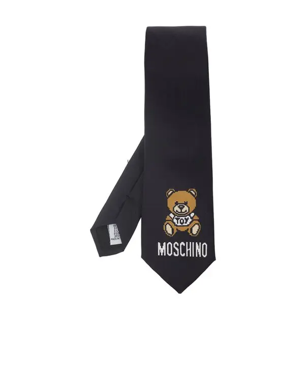 Moschino Details Neck Tie