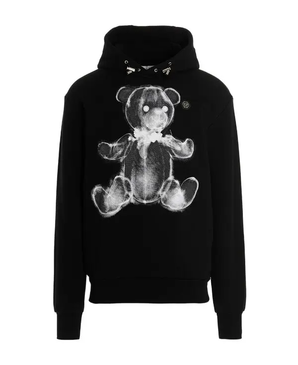 Philipp Plein Rx Teddy Bear Hooded Sweater