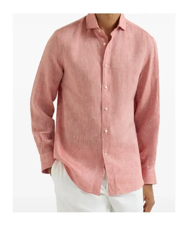 Brunello Cucinelli Textured Long-sleeve Shirt