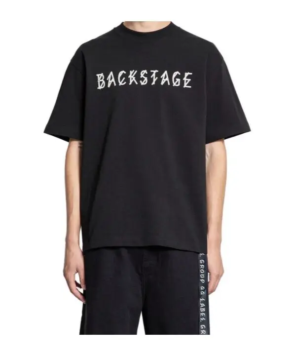44 LABEL GROUP Backstage Logo T-shirt - Black