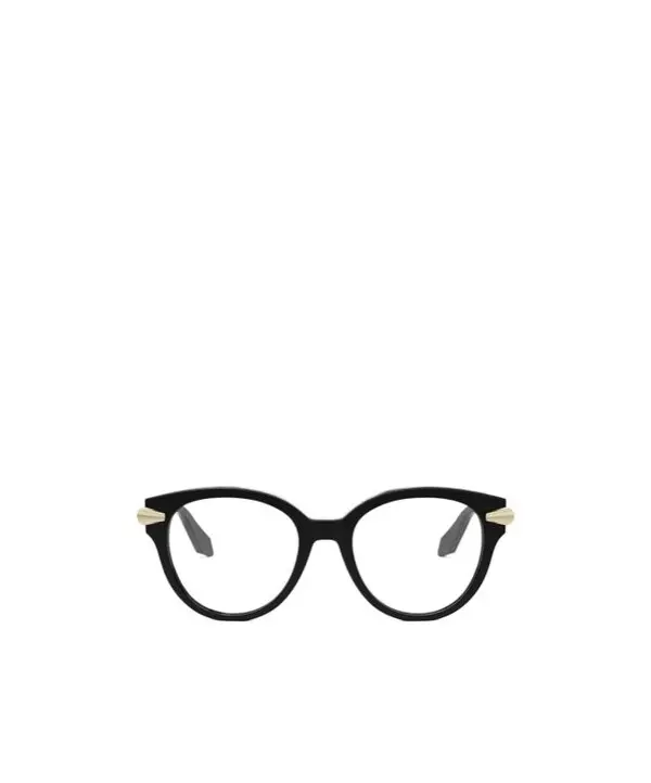 BVLGARI Round Frame Eyeglasses - Black