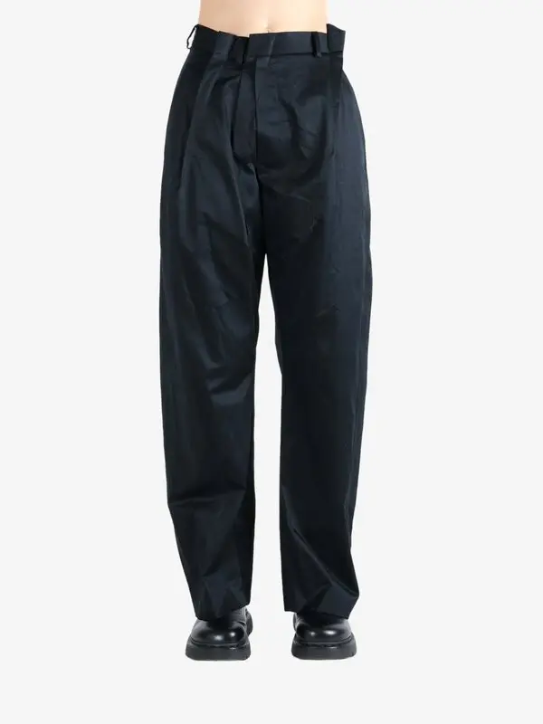 MAISON MARGIELA Asymmetrical Pleated Trousers
