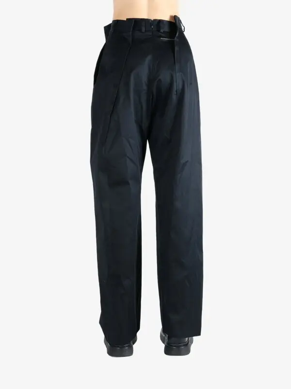 MAISON MARGIELA Asymmetrical Pleated Trousers