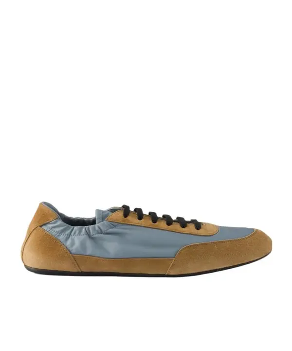 Prada Two-tone Sneakers - Star Blue/cinnamon