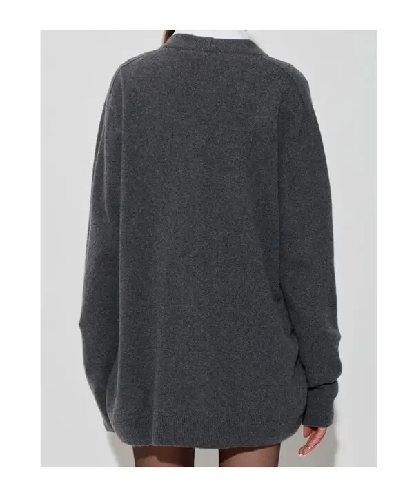 Balmain Button-up Knit Cardigan - Grey