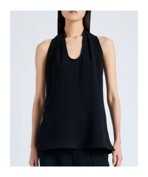 Proenza Schouler Miller Halter Neck Top - Black