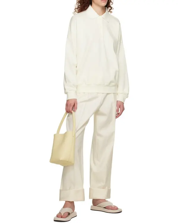 THE ROW Knitted Polo Sweatshirt