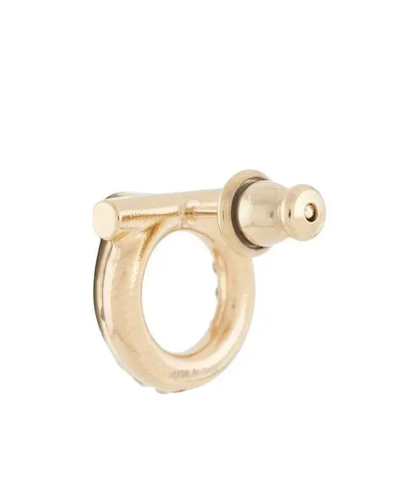 FERRAGAMO Gancini Embellished Earrings - Yellow