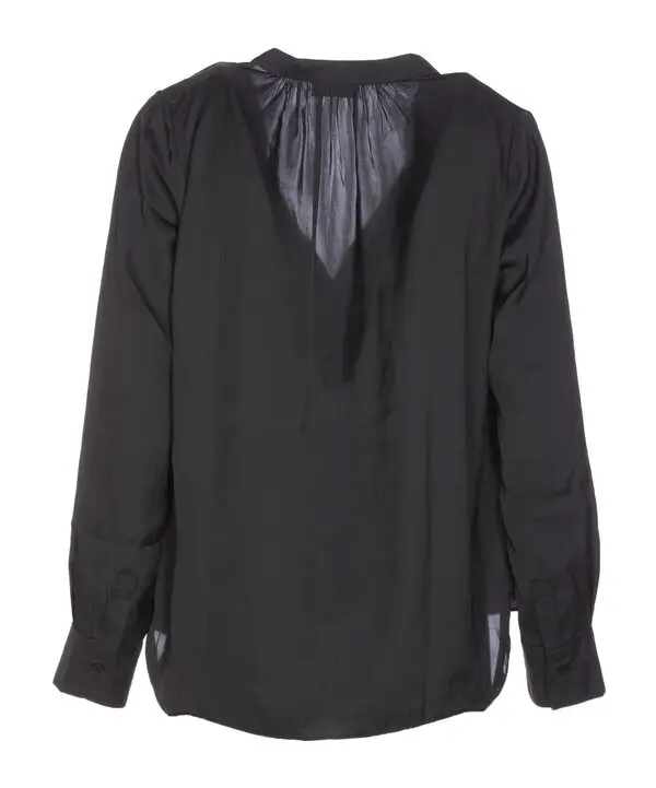 Zadig&Voltaire V-neck Long-sleeved Shirt