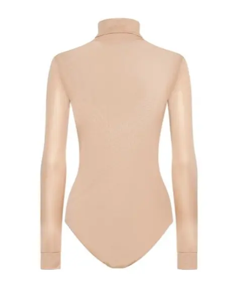 MAISON MARGIELA High Neck Long Sleeve Bodysuit