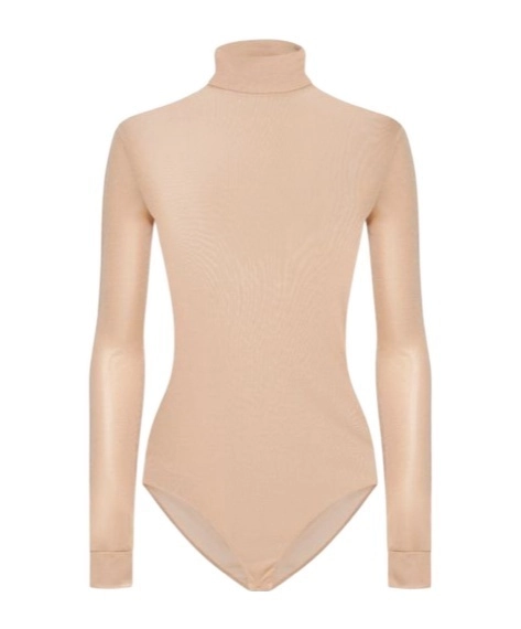 MAISON MARGIELA High-neck Bodysuit - Nude