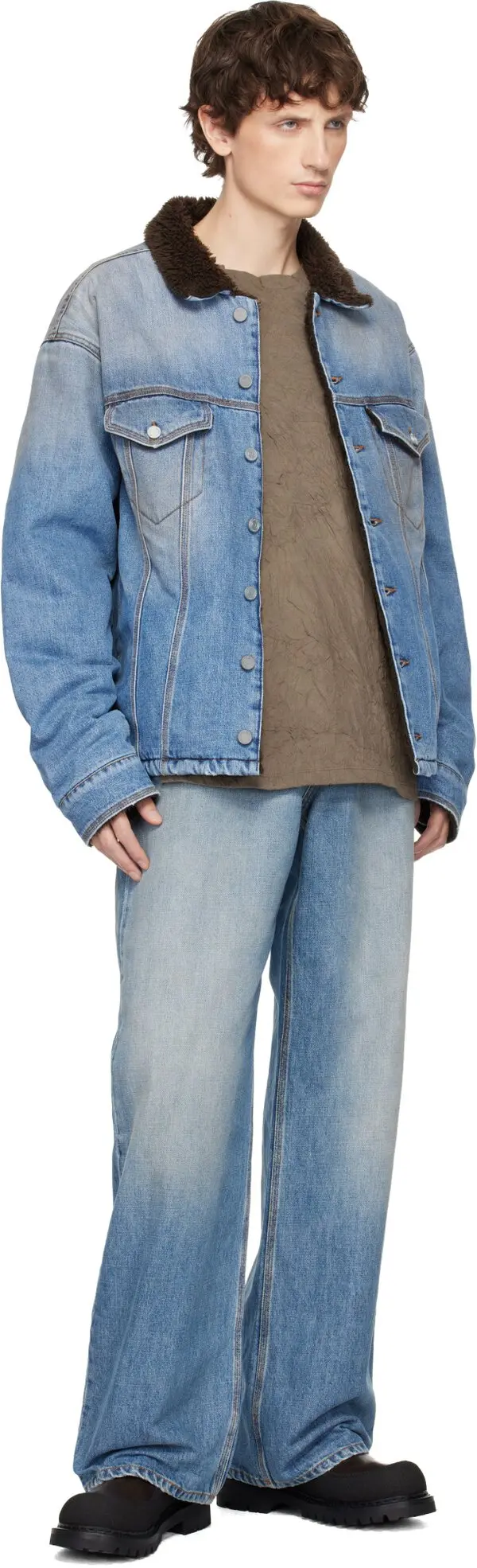 ERL Breakwater Wash Straight-leg Jeans