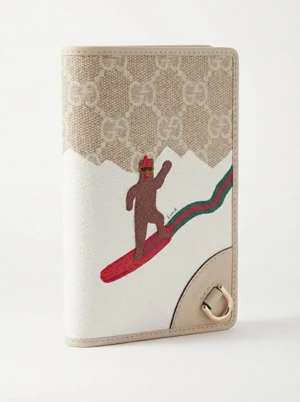 Gucci Printed Gg Passport Case