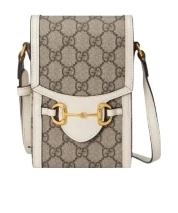 Gucci Horsebit 1955 Mini Bag - Nude
