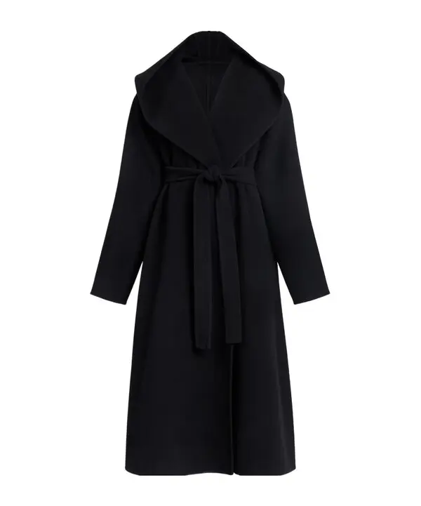 Alaïa Hooded Tie Coat