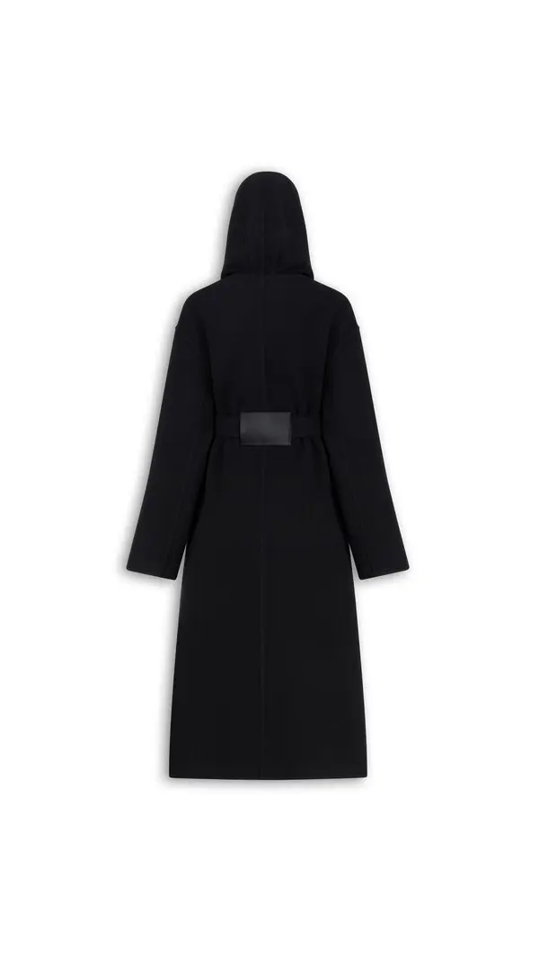 Alaïa Hooded Tie Coat