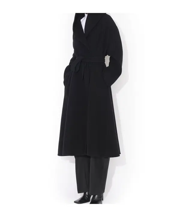 Alaïa Hooded Tie Coat