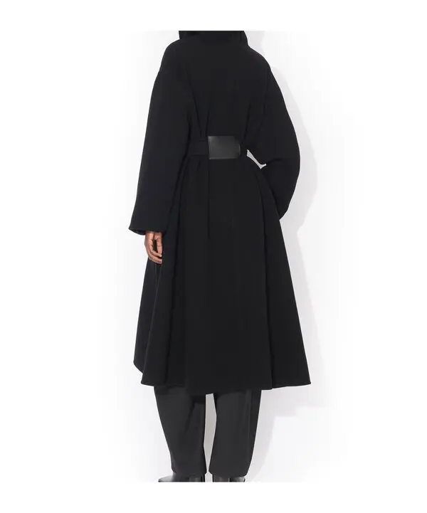 Alaïa Hooded Tie Coat