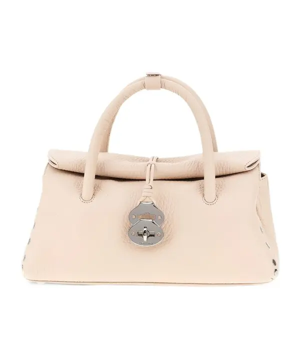 ZANELLATO Dotta Centauro Small Handbag - Nude
