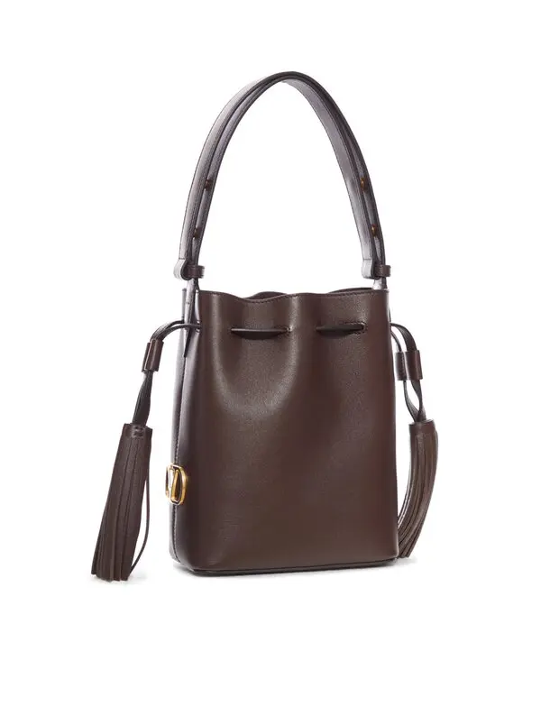 Valentino Garavani Vlogo Signature Small Shoulder Bag - Brown